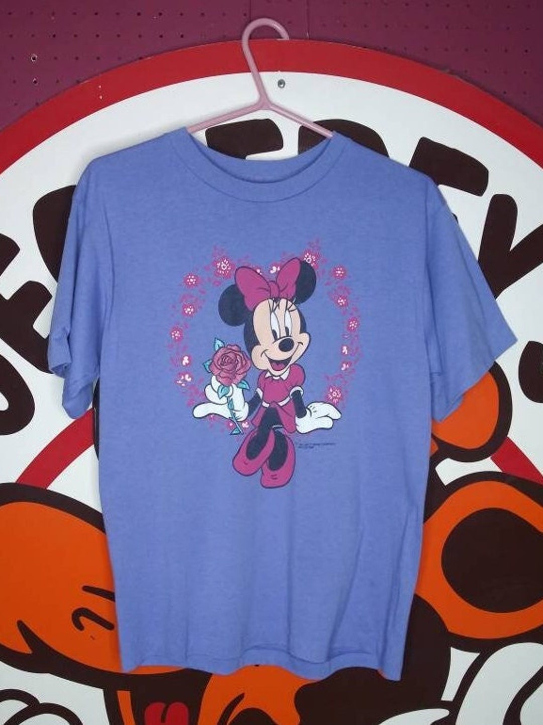 Vintage 1980s Minnie Mouse Walt Disney Company Mfg by AMI Single Stitch ...