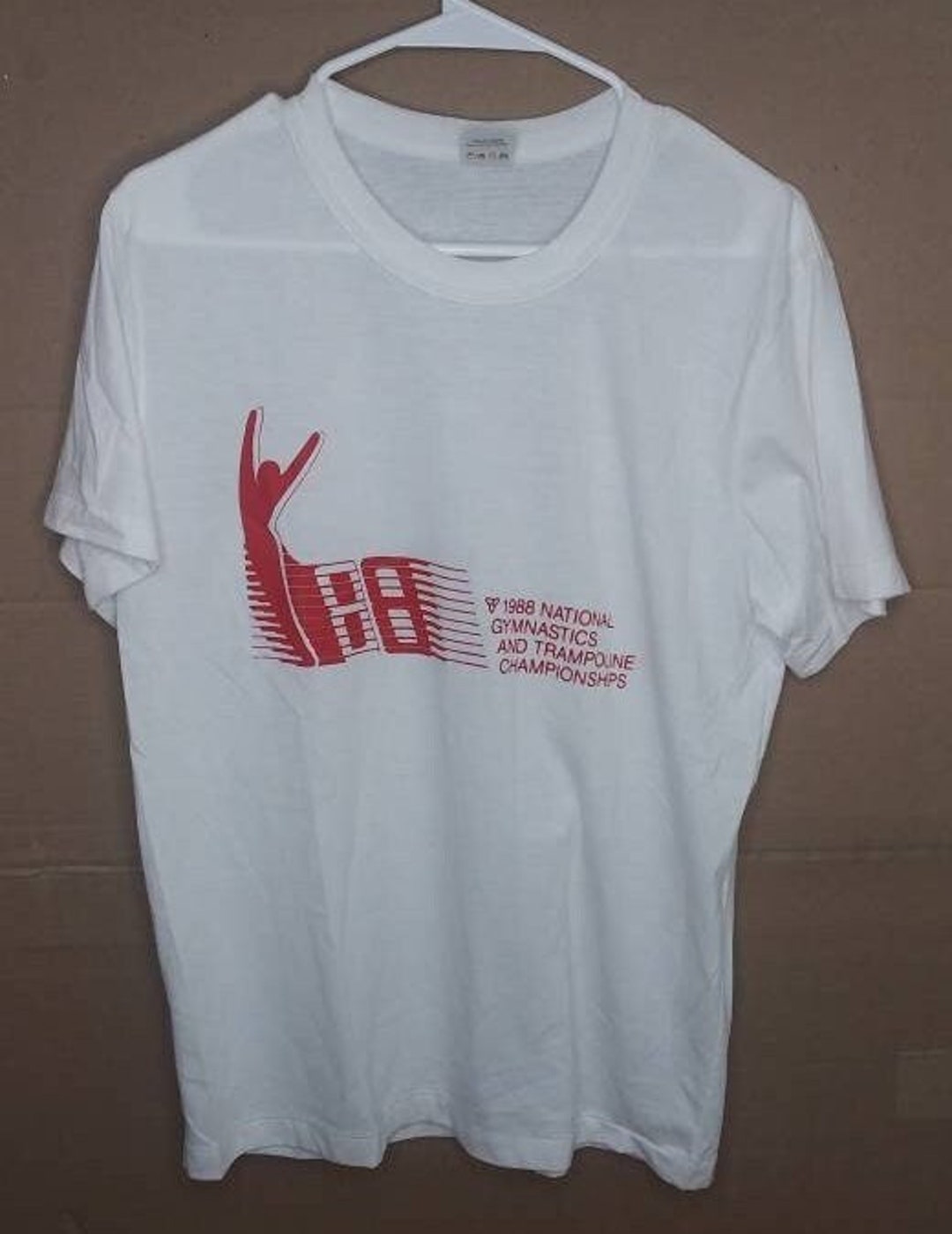Vintage 1980s Adidas 50/50 1988 National (canada) Gymnastics and ...
