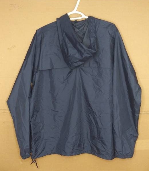 Vintage the Fox JC Penny Navy Blue Windbreaker Raincoat Pouch Adult ...