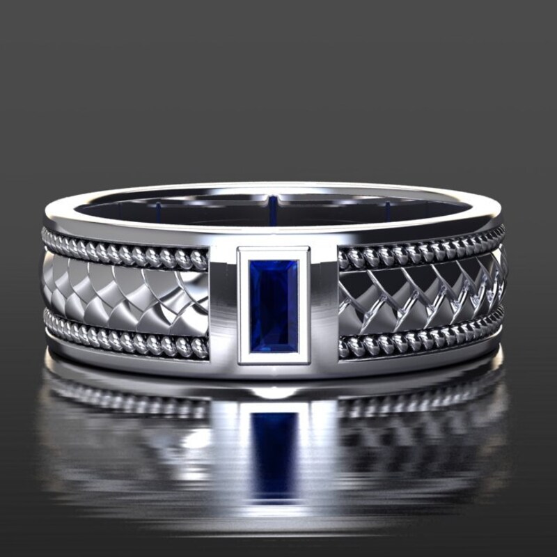 Mens Wedding Band - Etsy