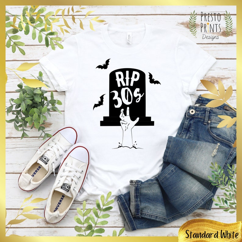 RIP 30s, 40th Birthday Shirt, 40th Birthday Gift, Turning 40 Shirt ...