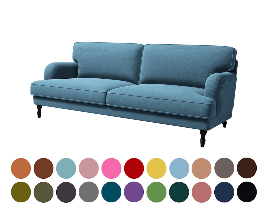 Custom Stocksund 3 Seat Sofa Cover total Width 199cm 78.3 Inches custom Cover Fits Stocksund 3 Seat Sofa more Than 400 Fabric Options Etsy