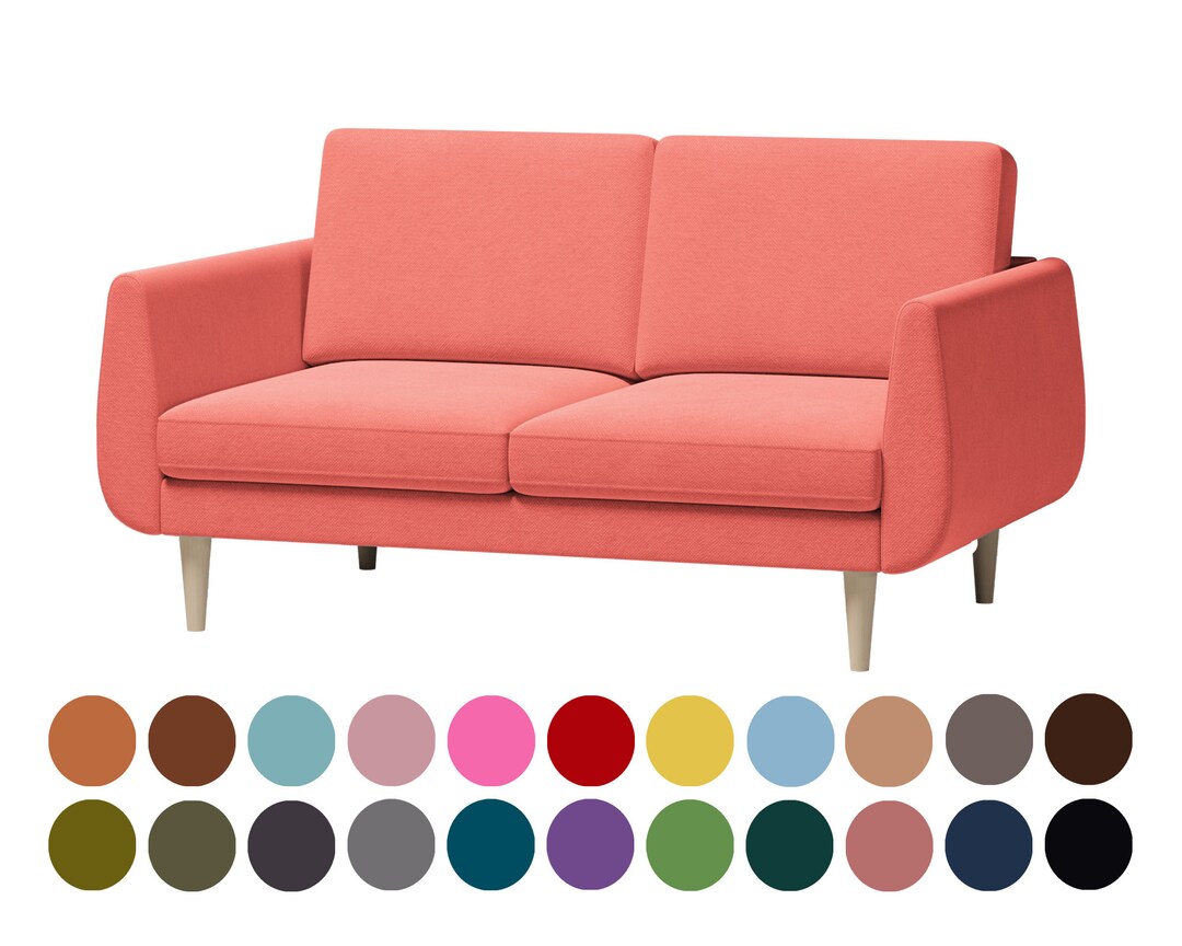 SMEDSTORP 2 Seat Sofa Cover Total Sofa Width 165cm/65 Inches - Etsy