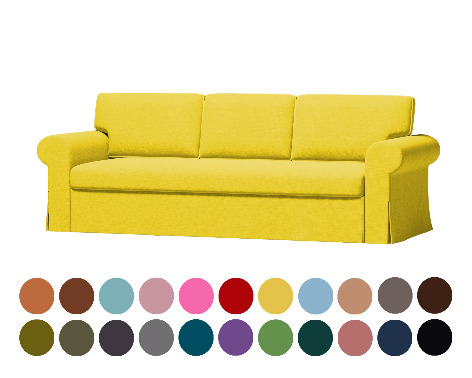 Vretstorp 3 Seat Sofa Bed Cover vretstorp Sofa Bed Cover total Sofa Width 244cm 96 1 8 vretstorp Sofa Cover hundreds of Fabric Options Etsy