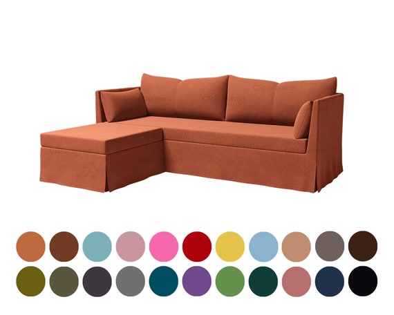 Sandbacken Ecksofa maBangefertigter Bezug passend fur Sandbacken Ecksofa Hunderte von Stoff Optionen Etsy