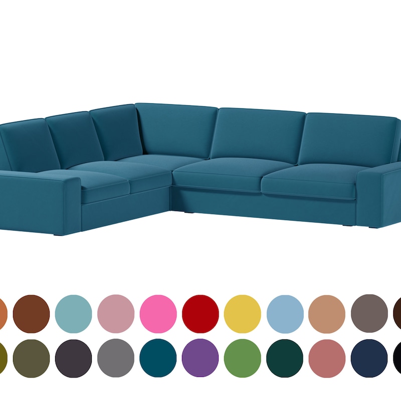 Sofa Seat Cover Blue - Etsy