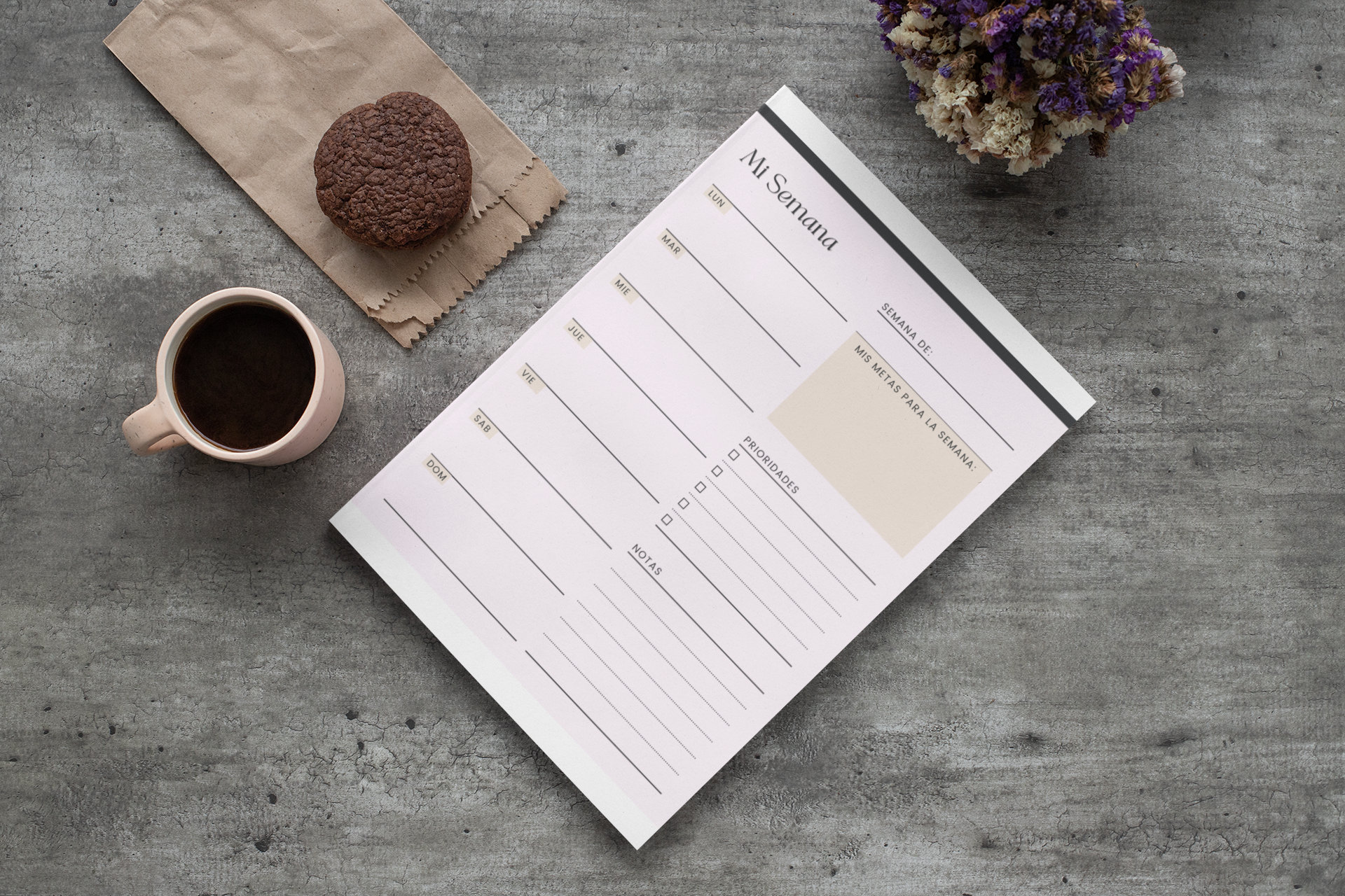 Spanish Weekly to Do List Printable, Instant Download, Weekly Planner ...