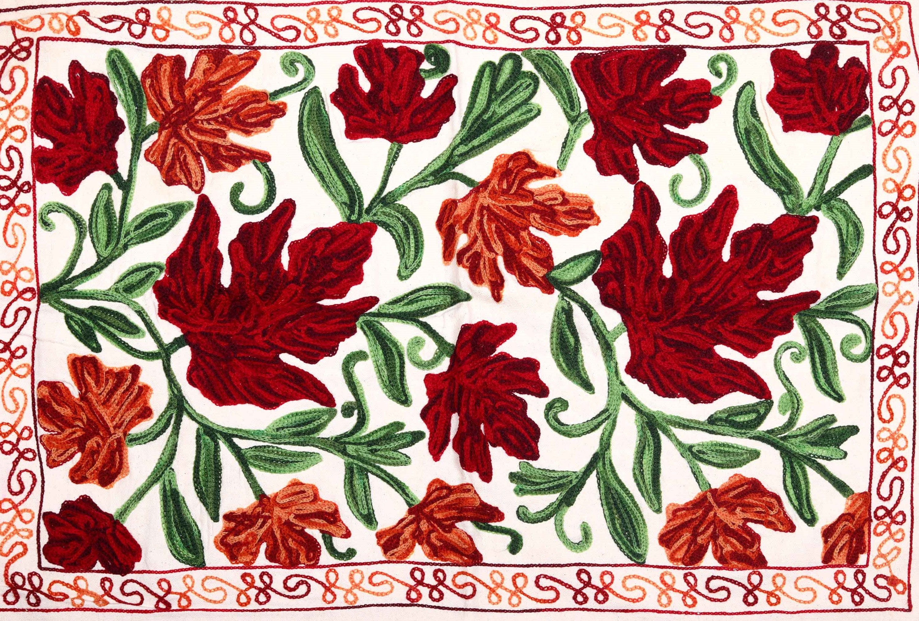 The Paradise Hand Embroidered Cotton Linen Customizable Duvet - Etsy