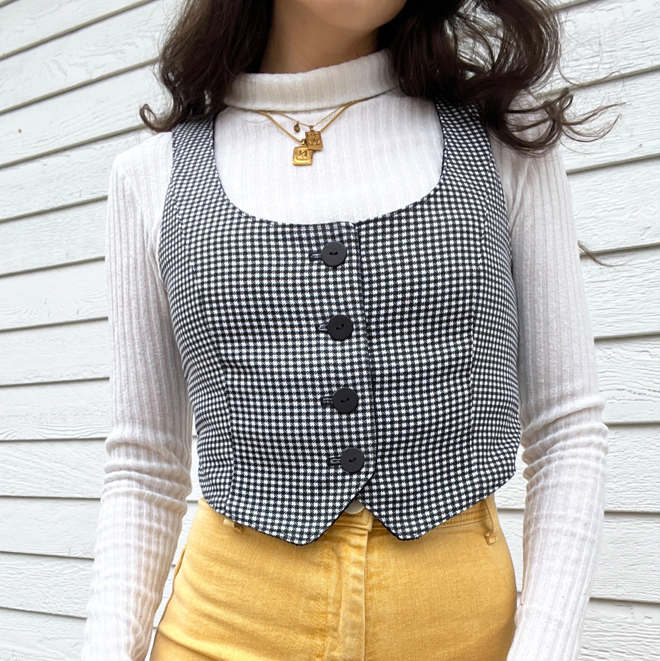 Fitted Reversible Vest PDF Sewing Pattern, Sizes 0-12, Digital Sewing ...