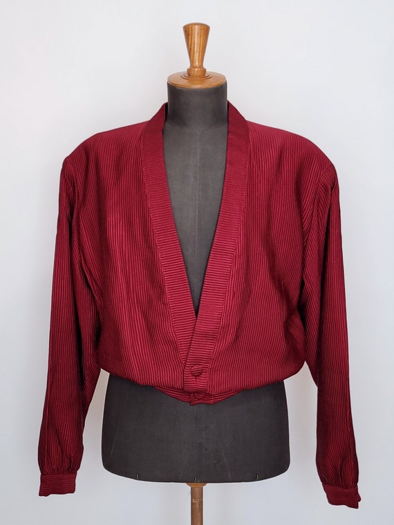 Rare VESTIAIRE Vintage 1980s Red Jacket - Gem