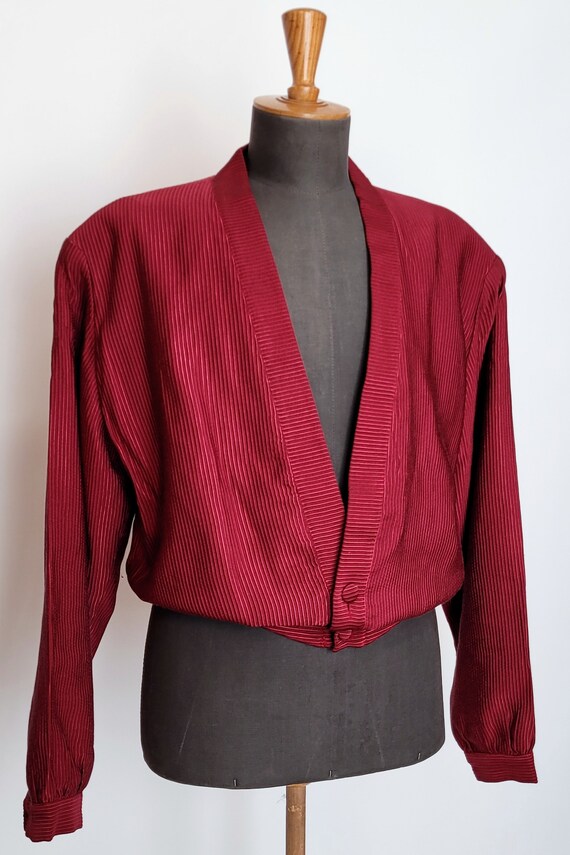 Rare VESTIAIRE Vintage 1980s Red Jacket - Gem