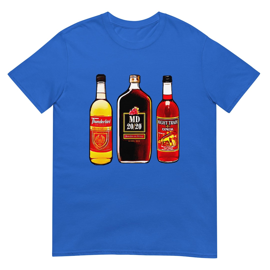 Fortified Bum Wine Holy Trinity T-shirt (thunderbird, MD 20/20 and ...