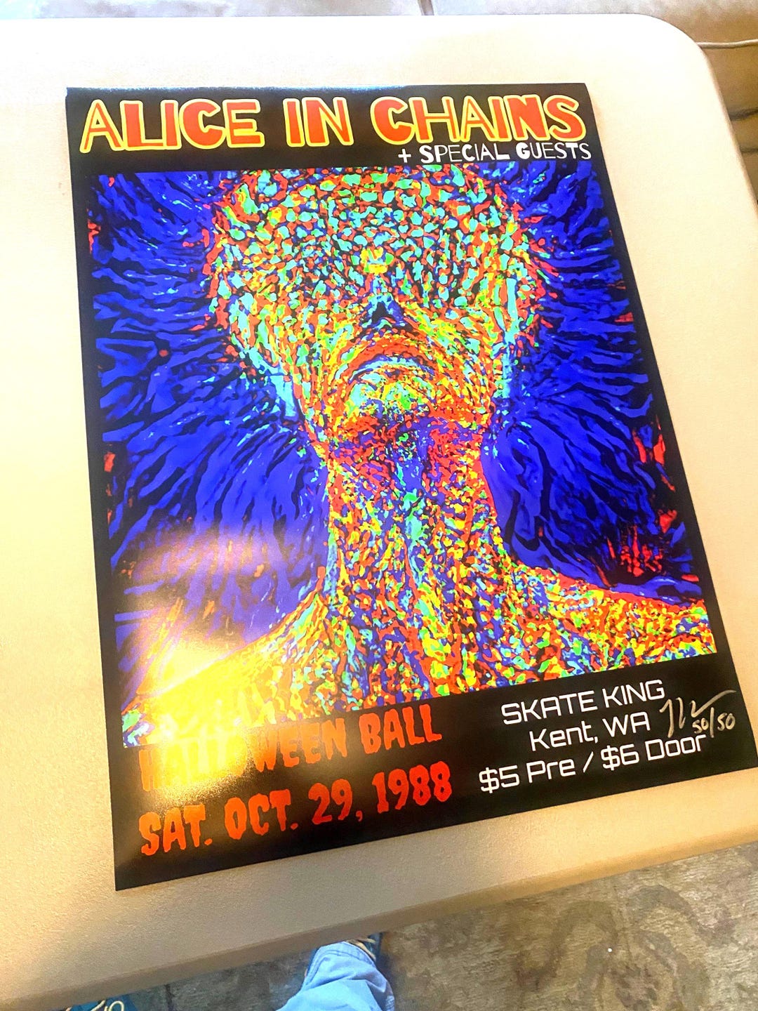 SIGNED and Numbered - Alice in Chains Concert Poster - #50 of 50 - 18 ...