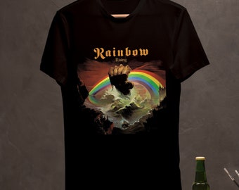 Rainbow Band T Shirt | Etsy