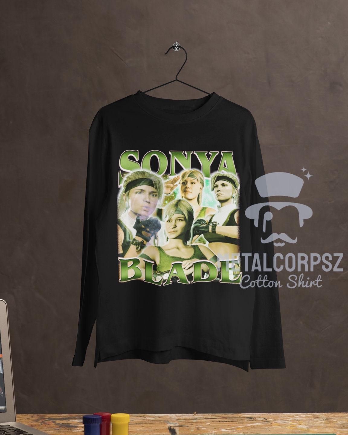 Sonya Blade Vintage T-shirt, 90s MK Game Inspired - Etsy
