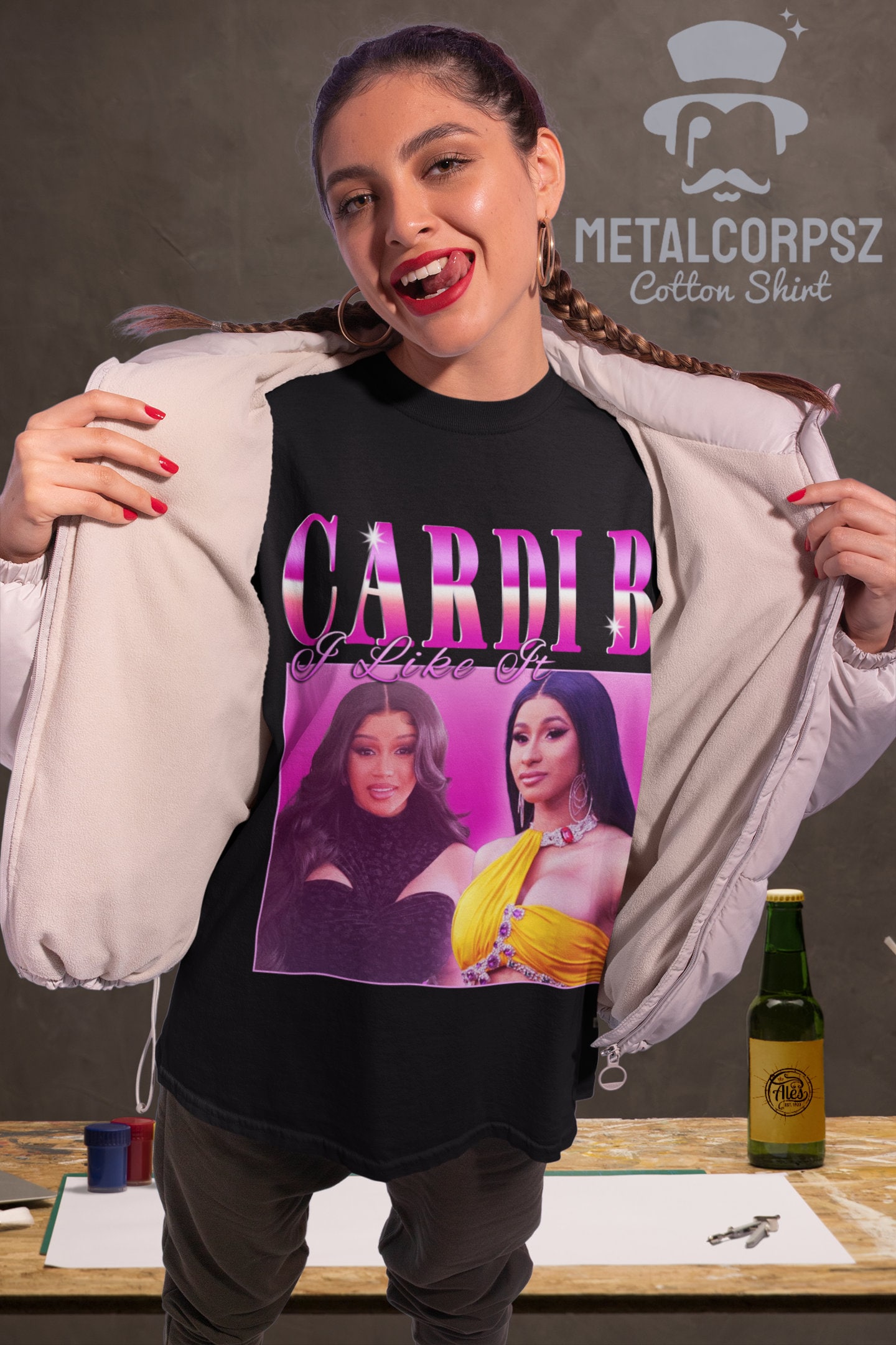 Cardi B Concert Shirt, Cardi B Rapper Inspired 90' Tshirt, Cardi B Long ...