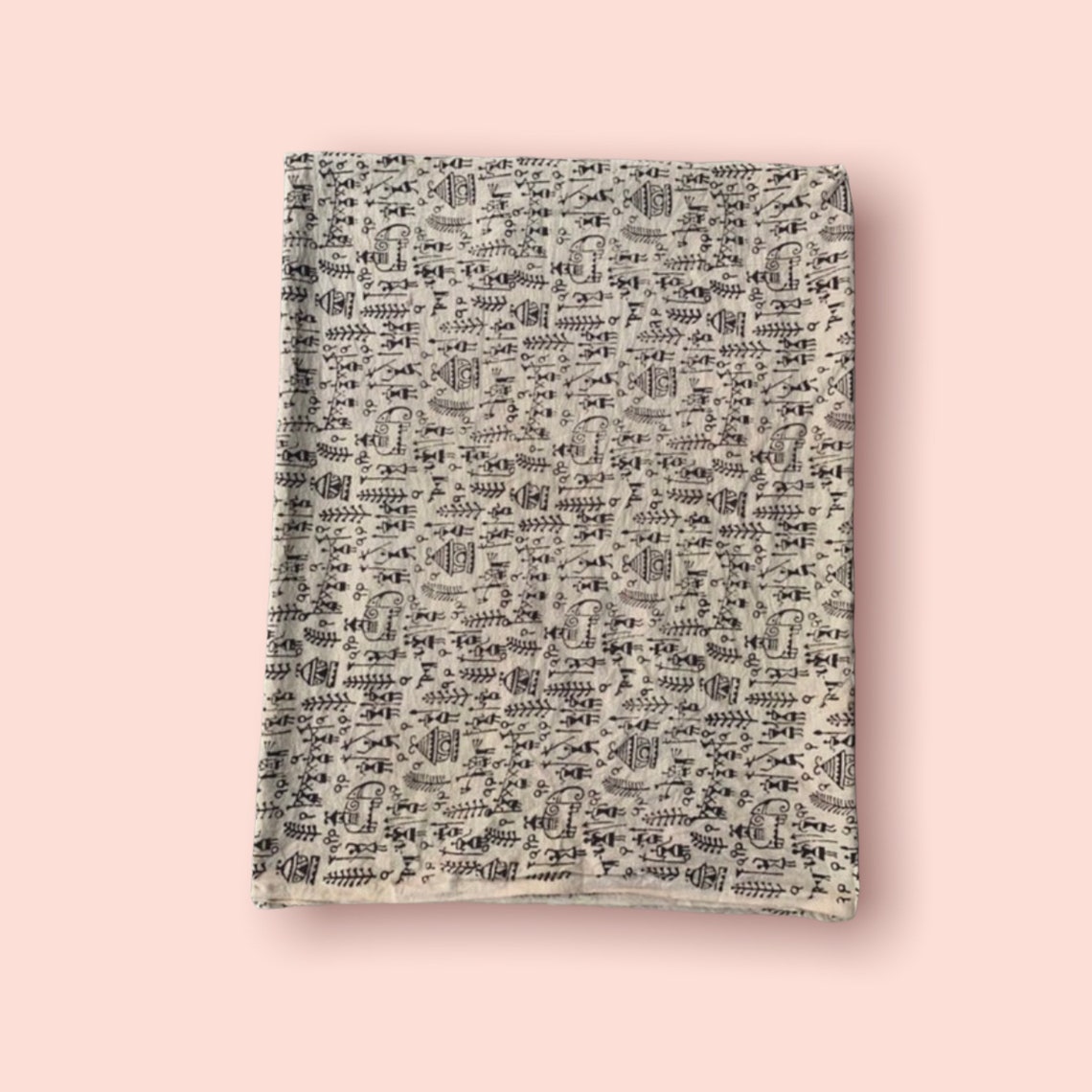 Indian Marriage Procession Design Hand Block Printed Fabric - Etsy