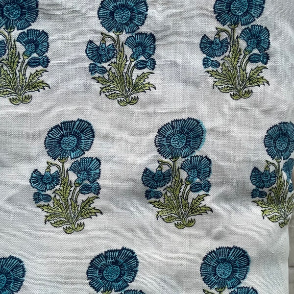 Block Print Linen - Etsy