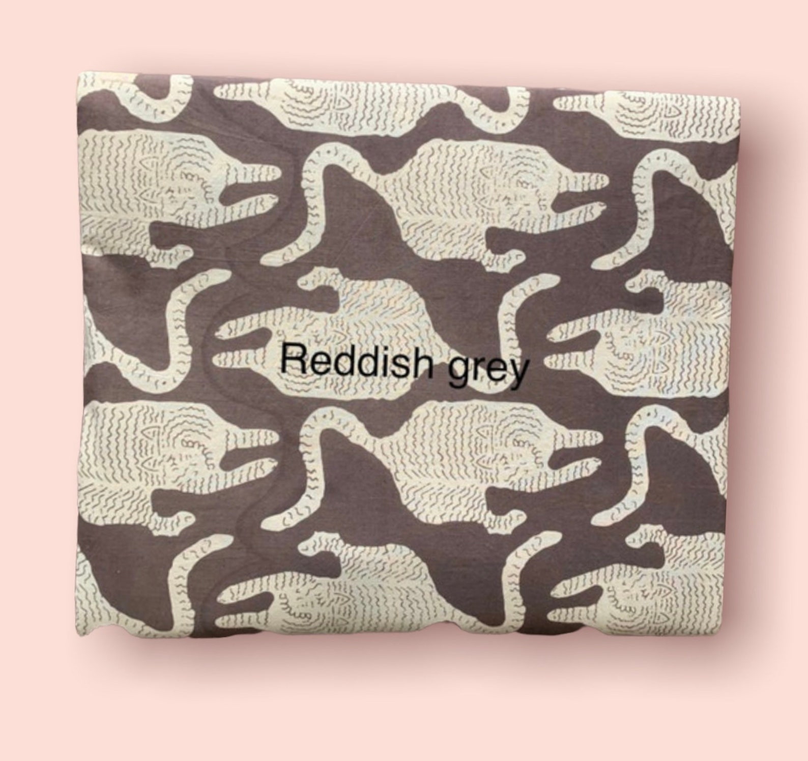 Tibetan Tiger Hand Print Indian Hand Block Printed Fabricpure - Etsy