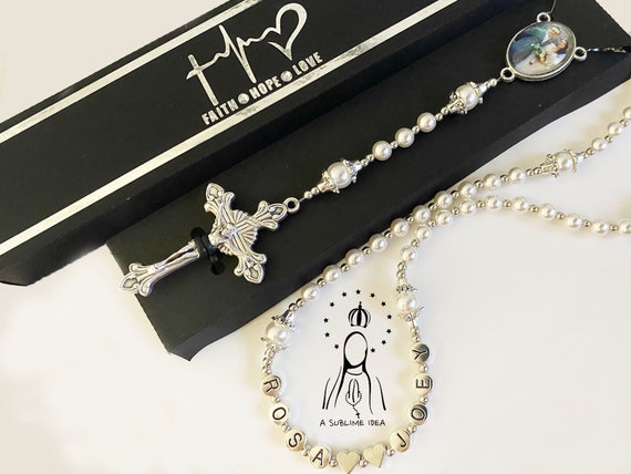 Personalized Rosary Custom Rosary Baptism Rosary First | Etsy
