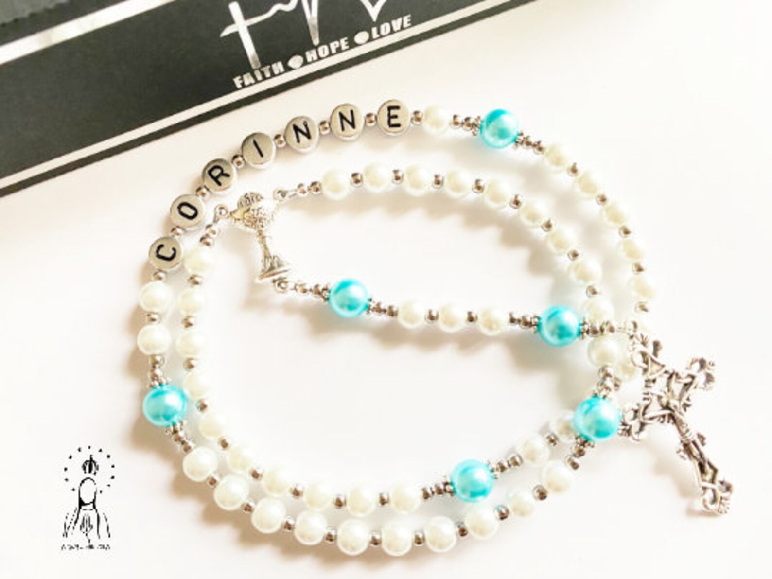 Personalized Rosary Custom Rosary Baptism Rosary First | Etsy