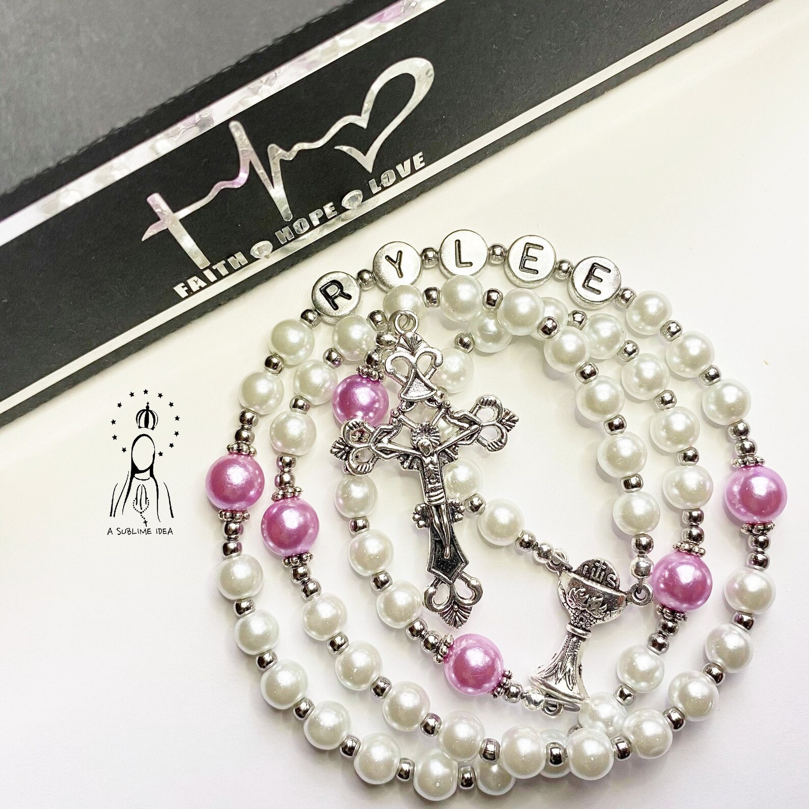 Personalized Rosary Custom Rosary Baptism Rosary First | Etsy