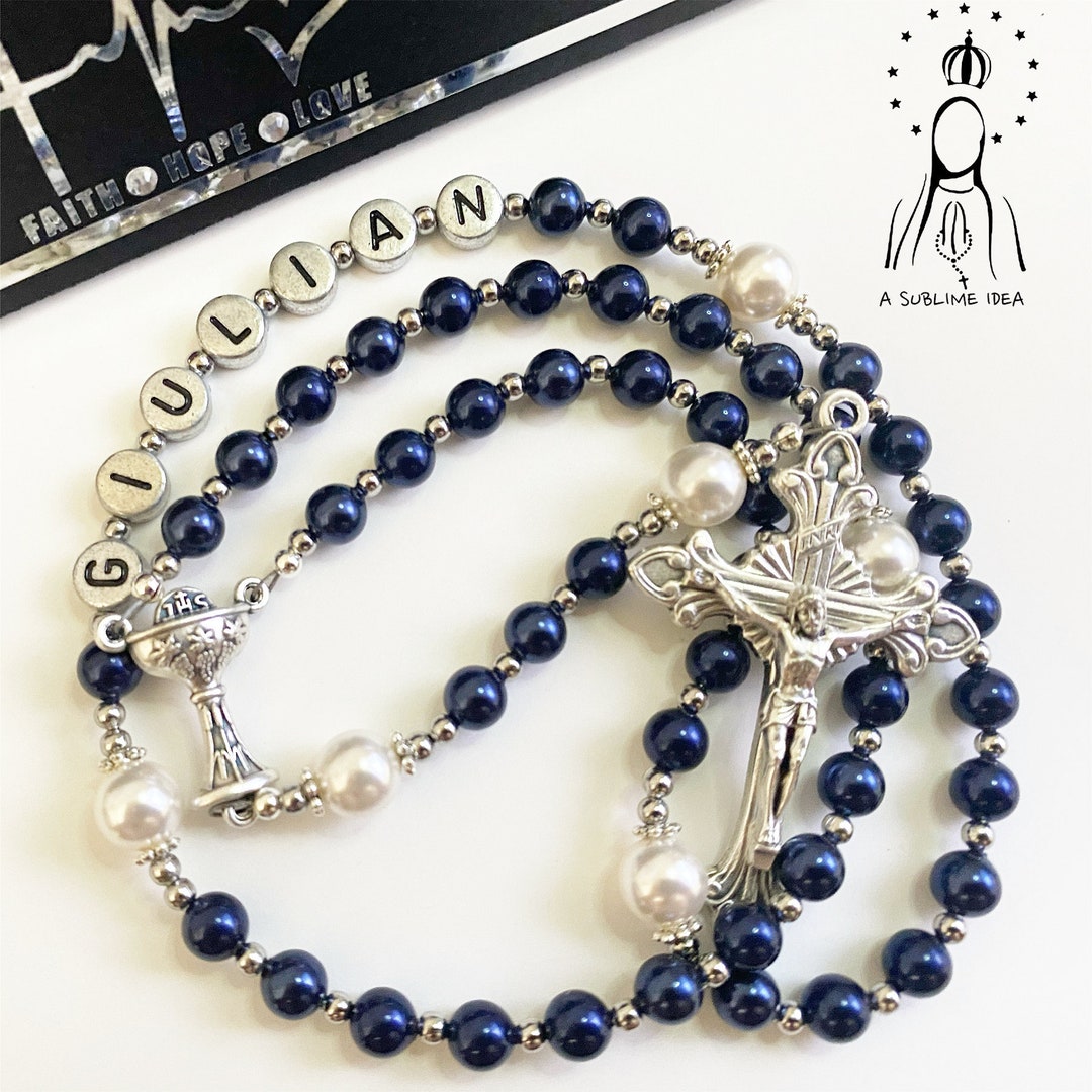 Personalized Rosary | Custom Rosary | Handmade Rosary | Baptism Rosary ...