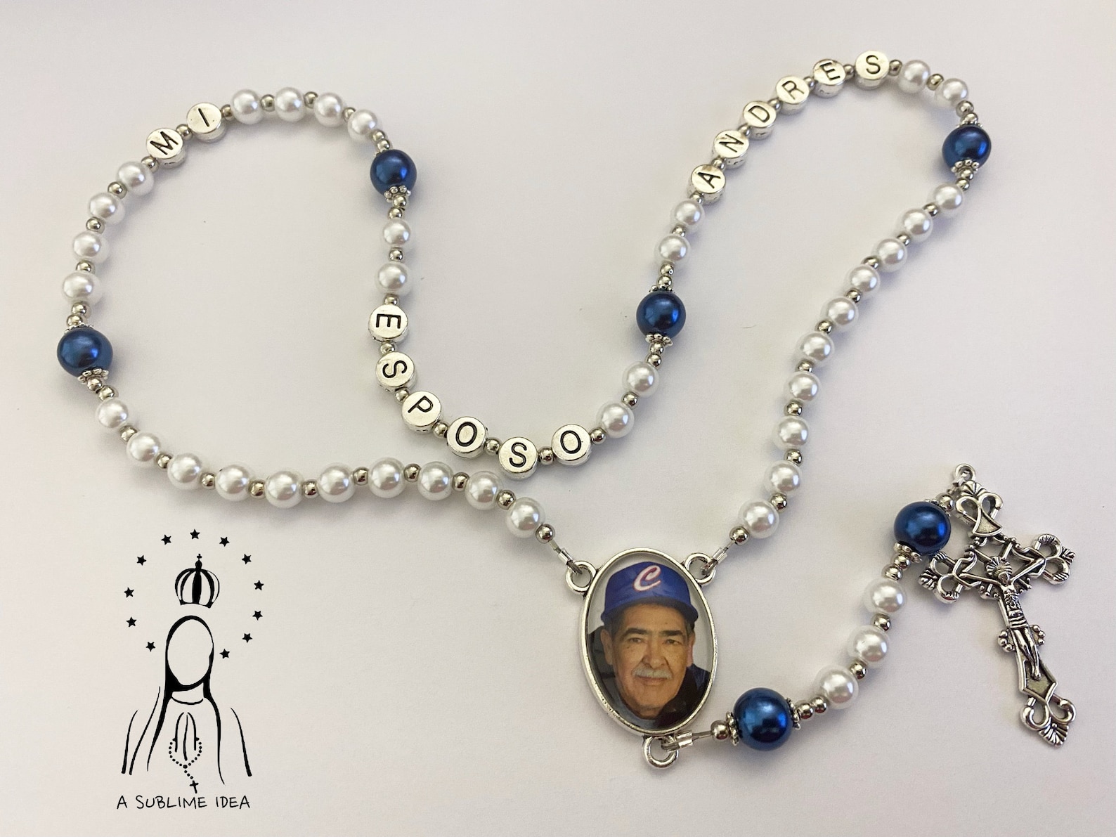 Personalized Rosary Custom Rosary Baptism Rosary First Communion Rosary ...