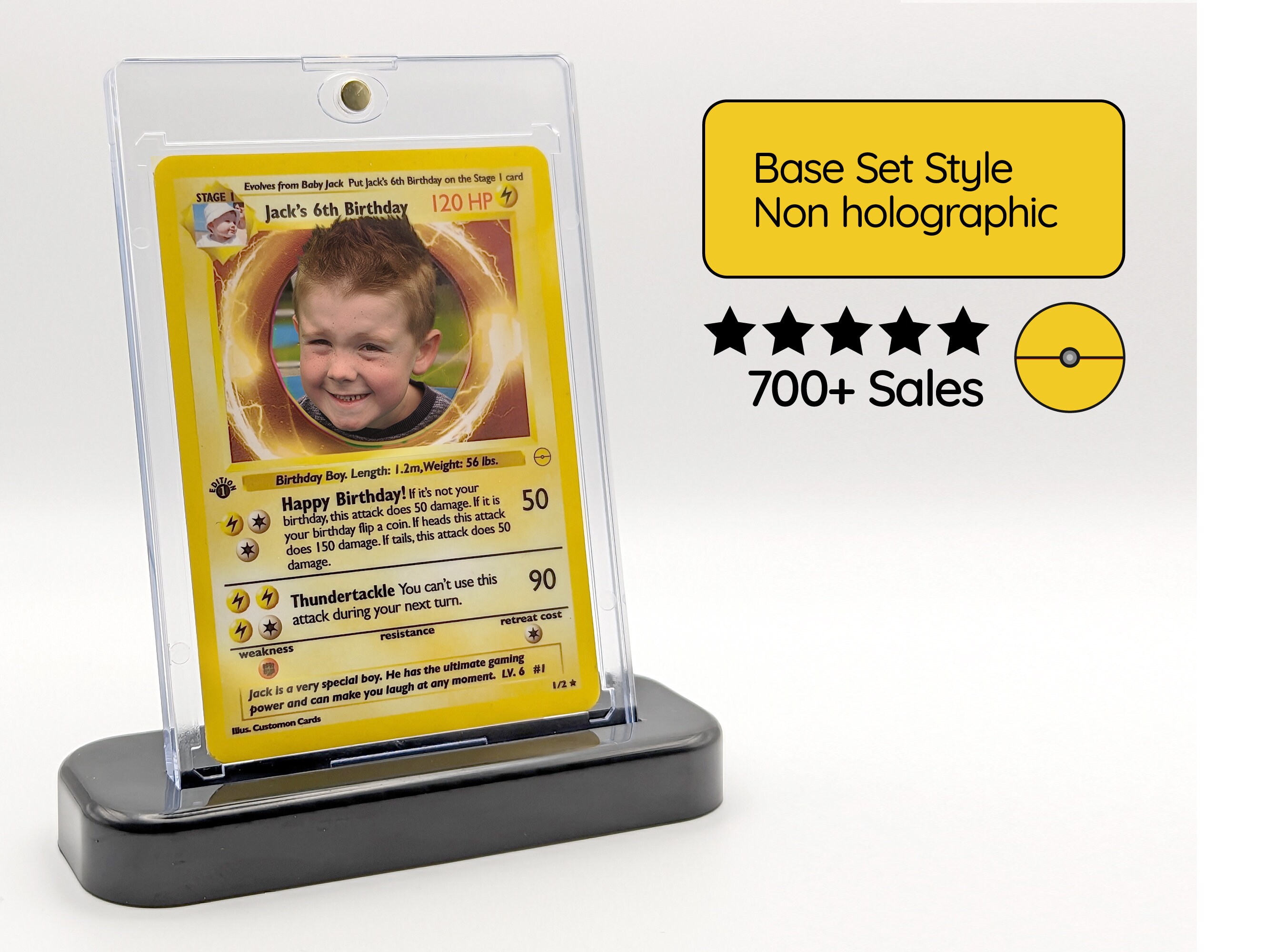 Personalized Custom Pokémon Card - Etsy Australia