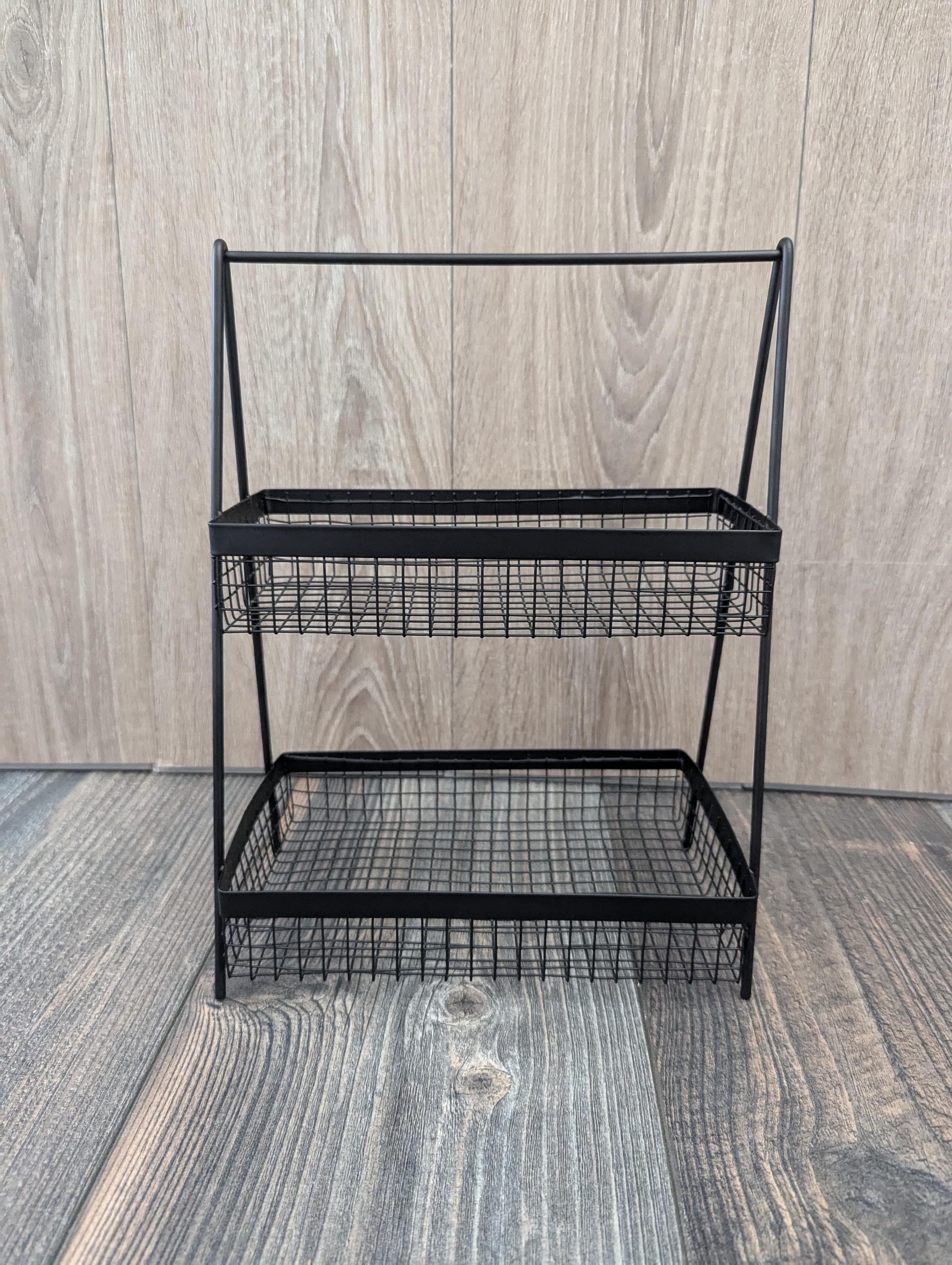 Tier Tray | Black Metal Tier Tray | Tiered Tray | Kitchen Decor ...