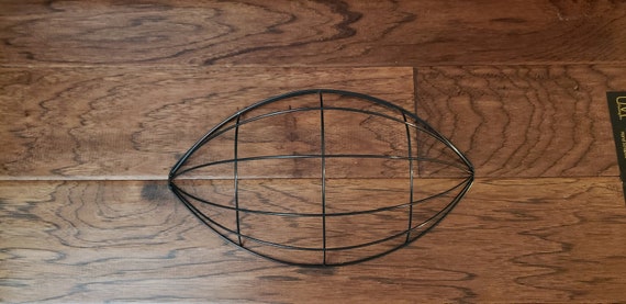 Football Shaped Wreath Metal Wire Form Fall Craft Metal DIY | Etsy