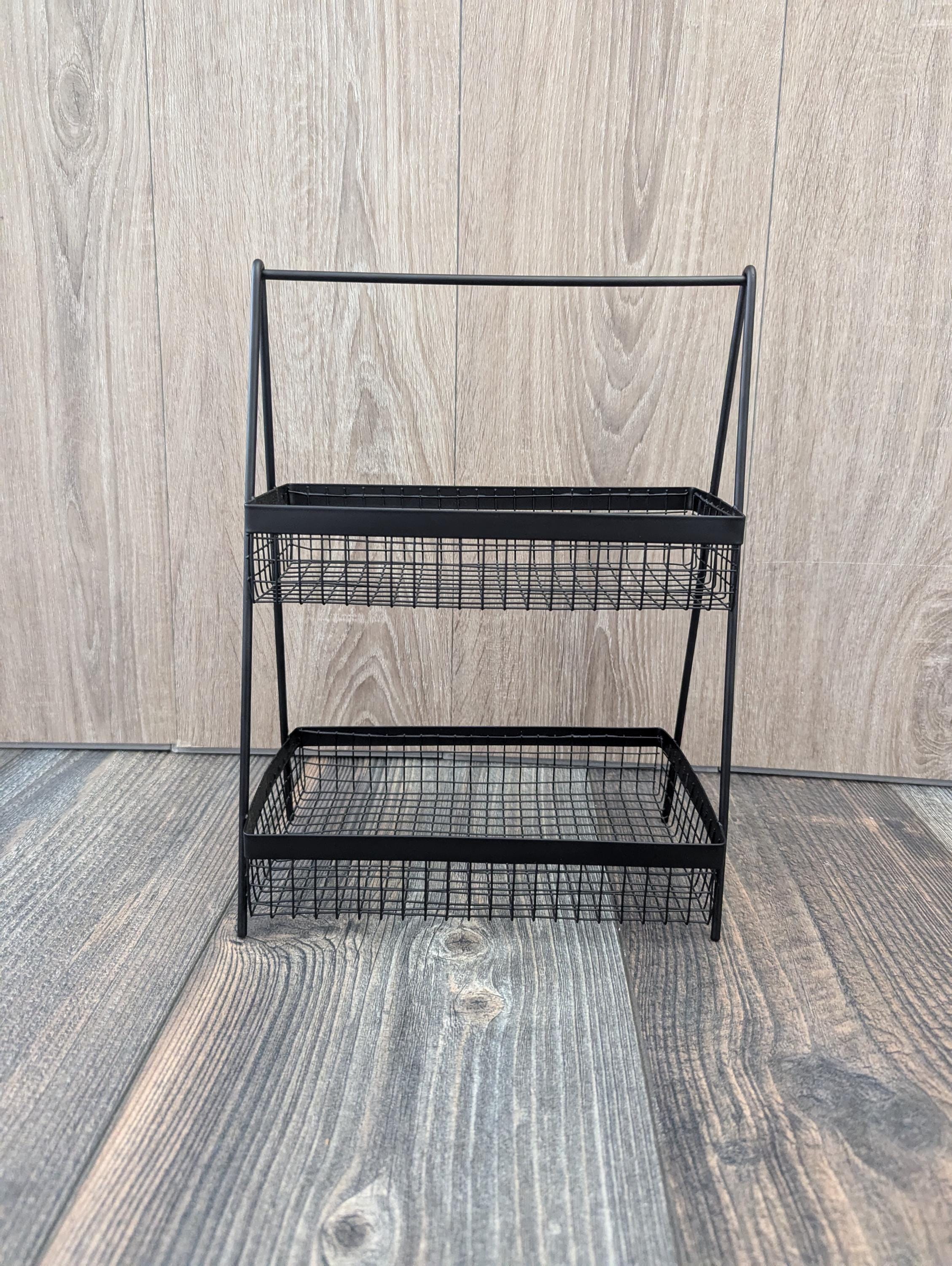 Tier Tray | Black Metal Tier Tray | Tiered Tray | Kitchen Decor ...
