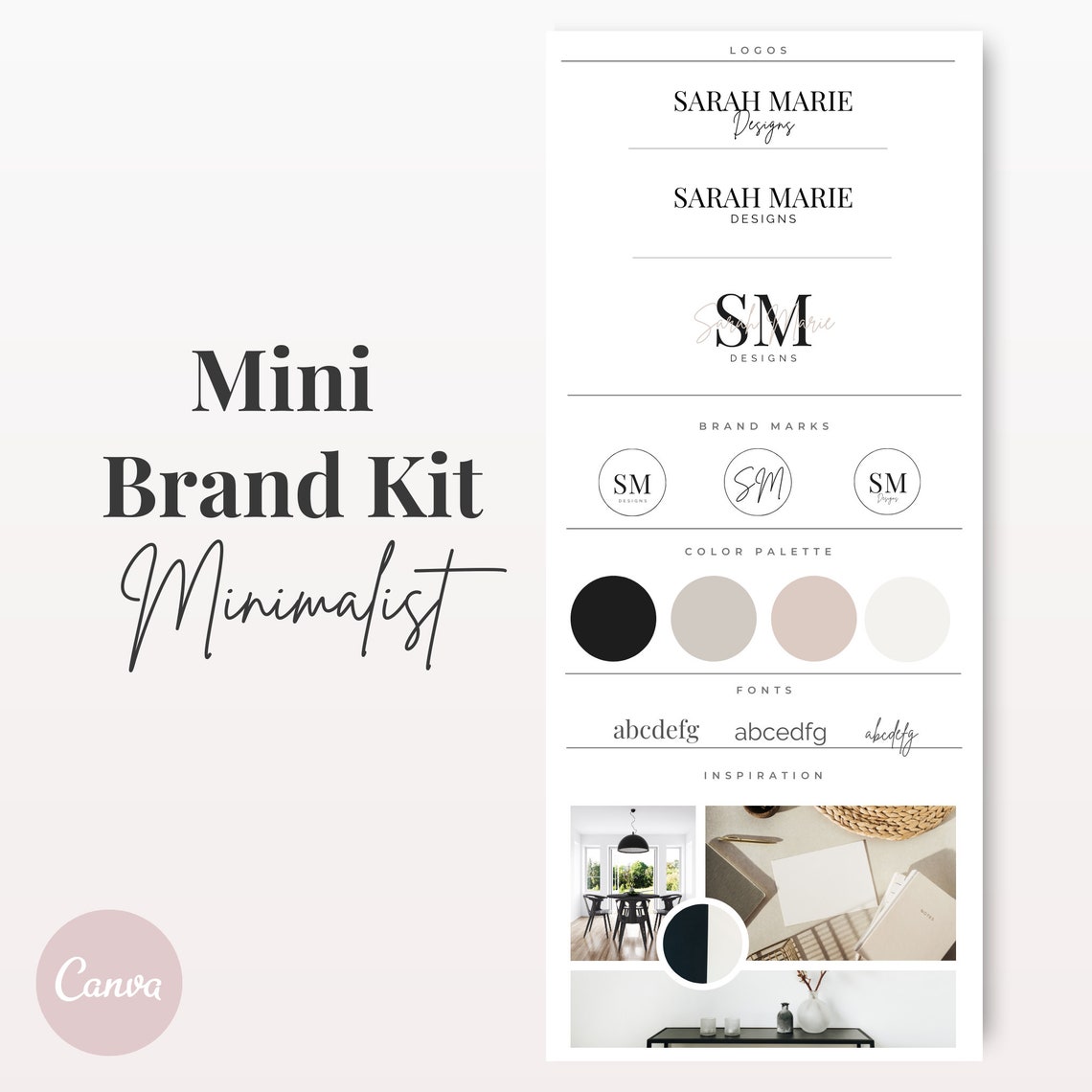 Brand Kit Custom Brand Brand Identity Kit Branding Package - Etsy