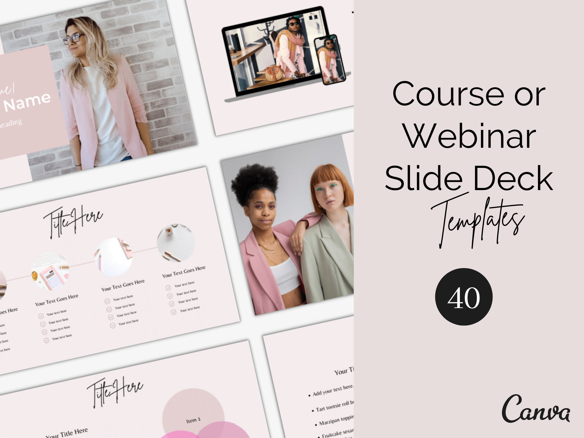 Course Slide Deck, Webinar Slide Deck, Slide Deck Presentation, Pitch ...