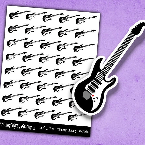 Guitar Stickers - Etsy