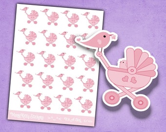 Baby Pram Stickers - Etsy