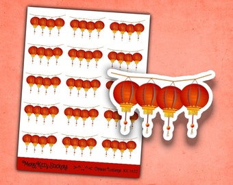 Lantern Stickers | Etsy