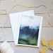Set of Abstract Watercolor Landscape Cards, Blank, All Occasion ...