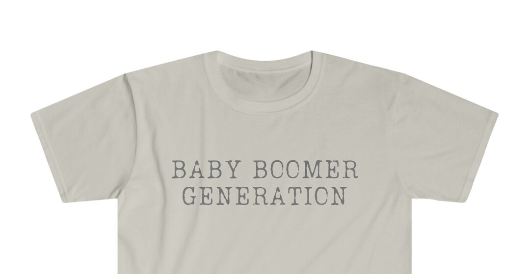 Baby Boomer Generation Unisex Softstyle T-shirt - Etsy