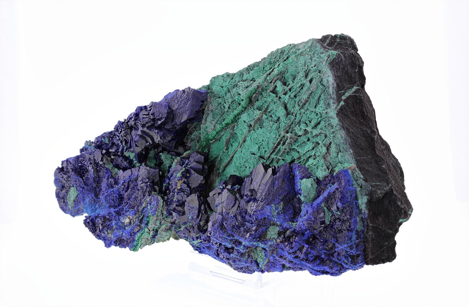 Large 6.5 inch amazing and rare Azurite specimen from The | Etsy