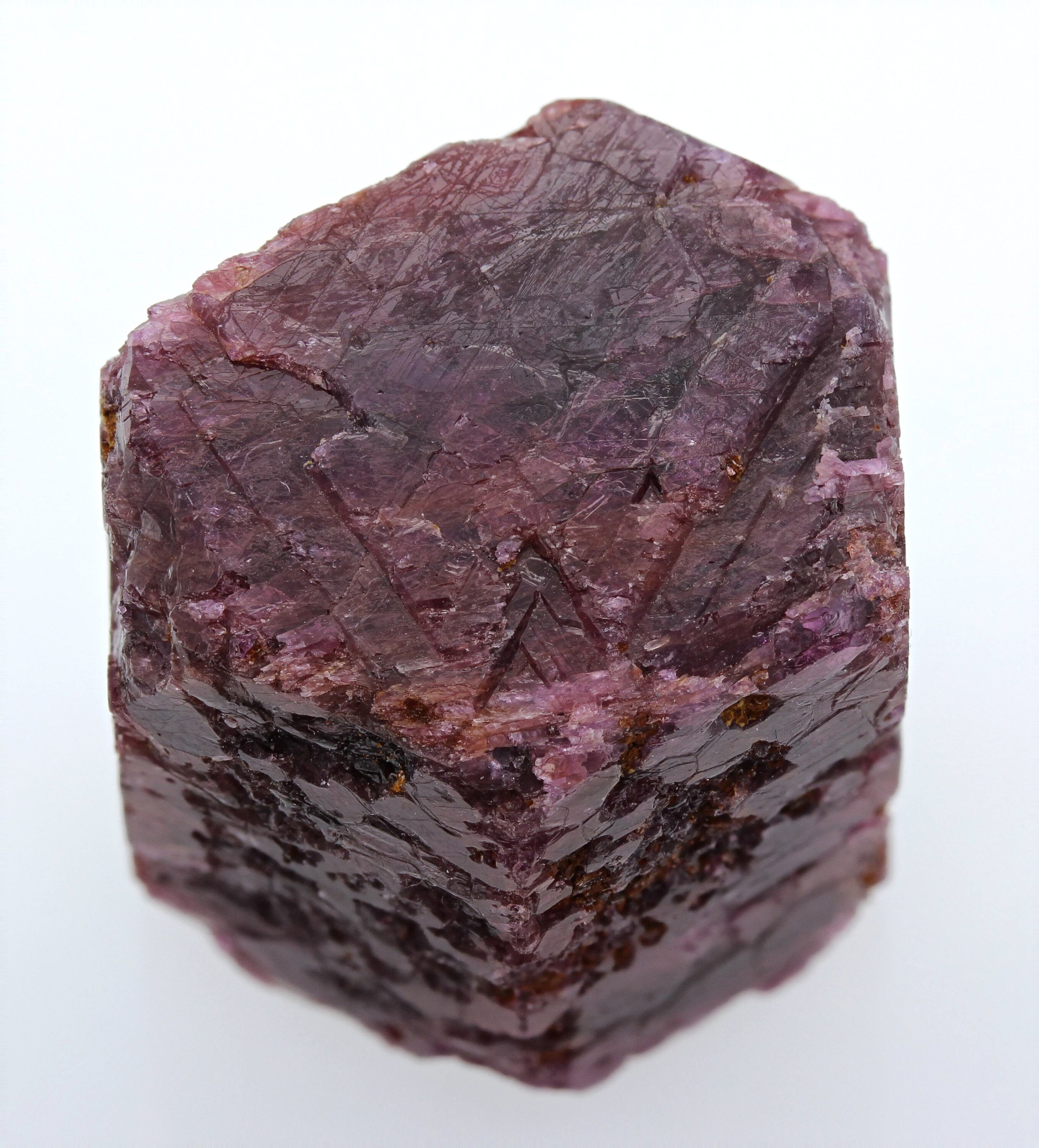 A Large Ruby Crystal Specimen From the Mysore District in Karnataka ...