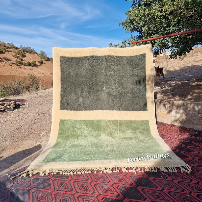 Green Moroccan Rug - Etsy