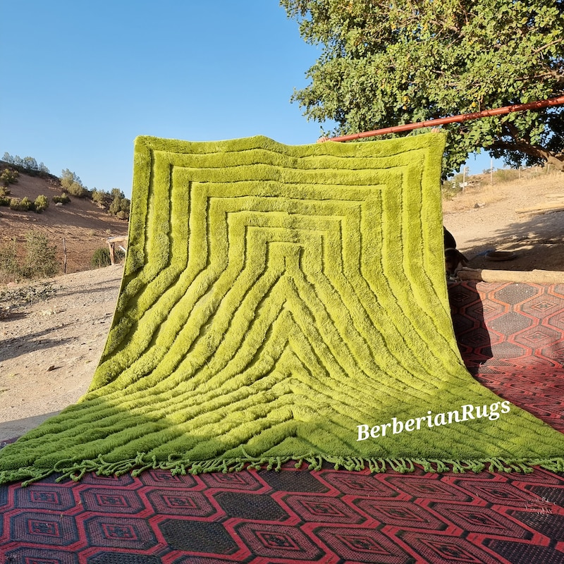 Lime Green Rugs - Etsy