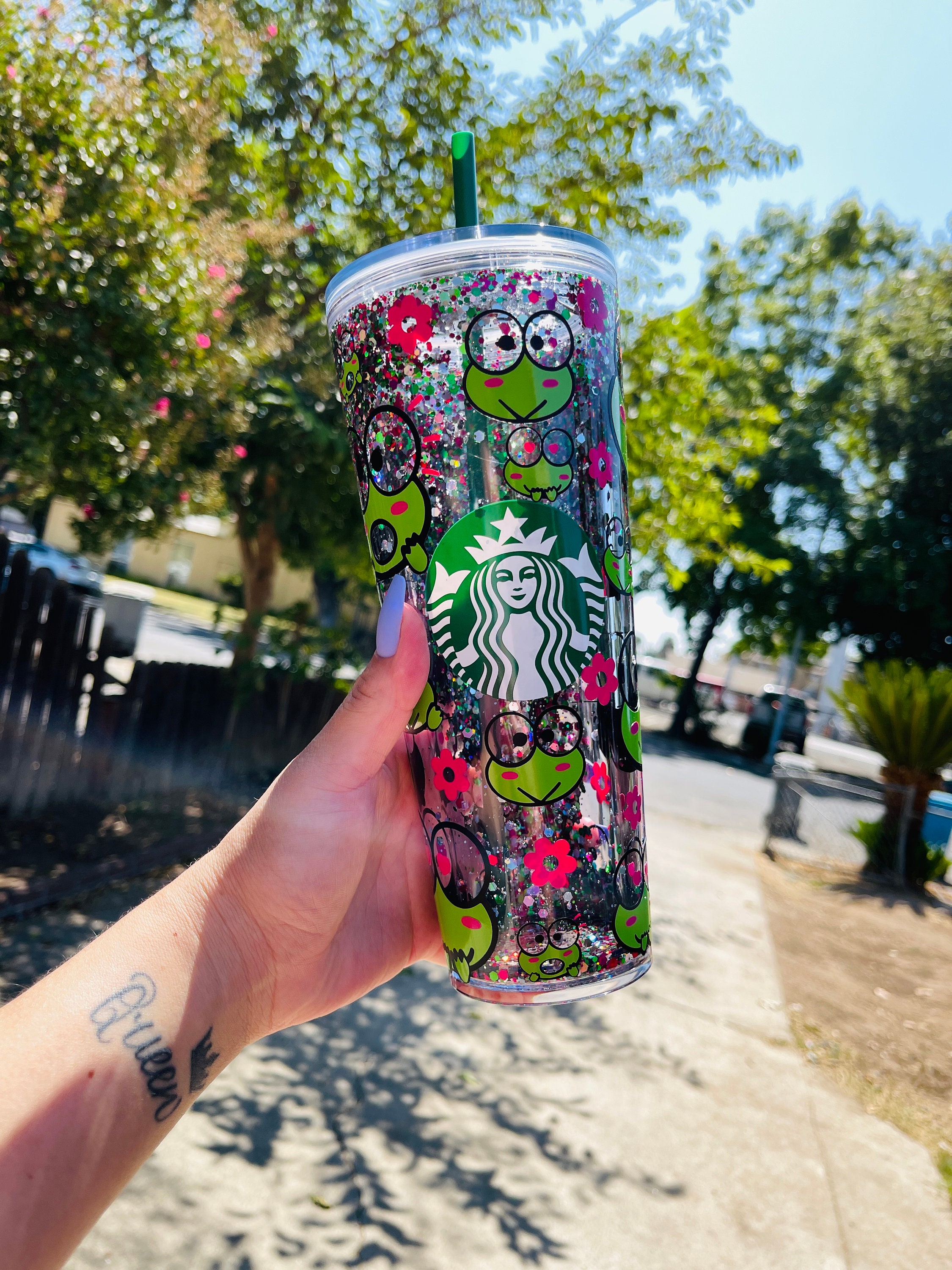 Frog Starbucks Cup - Etsy