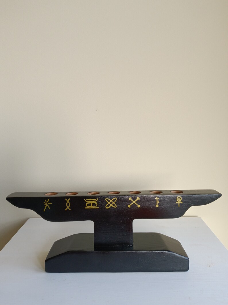 Kwanzaa Kinara (black) Candle Holder - Etsy