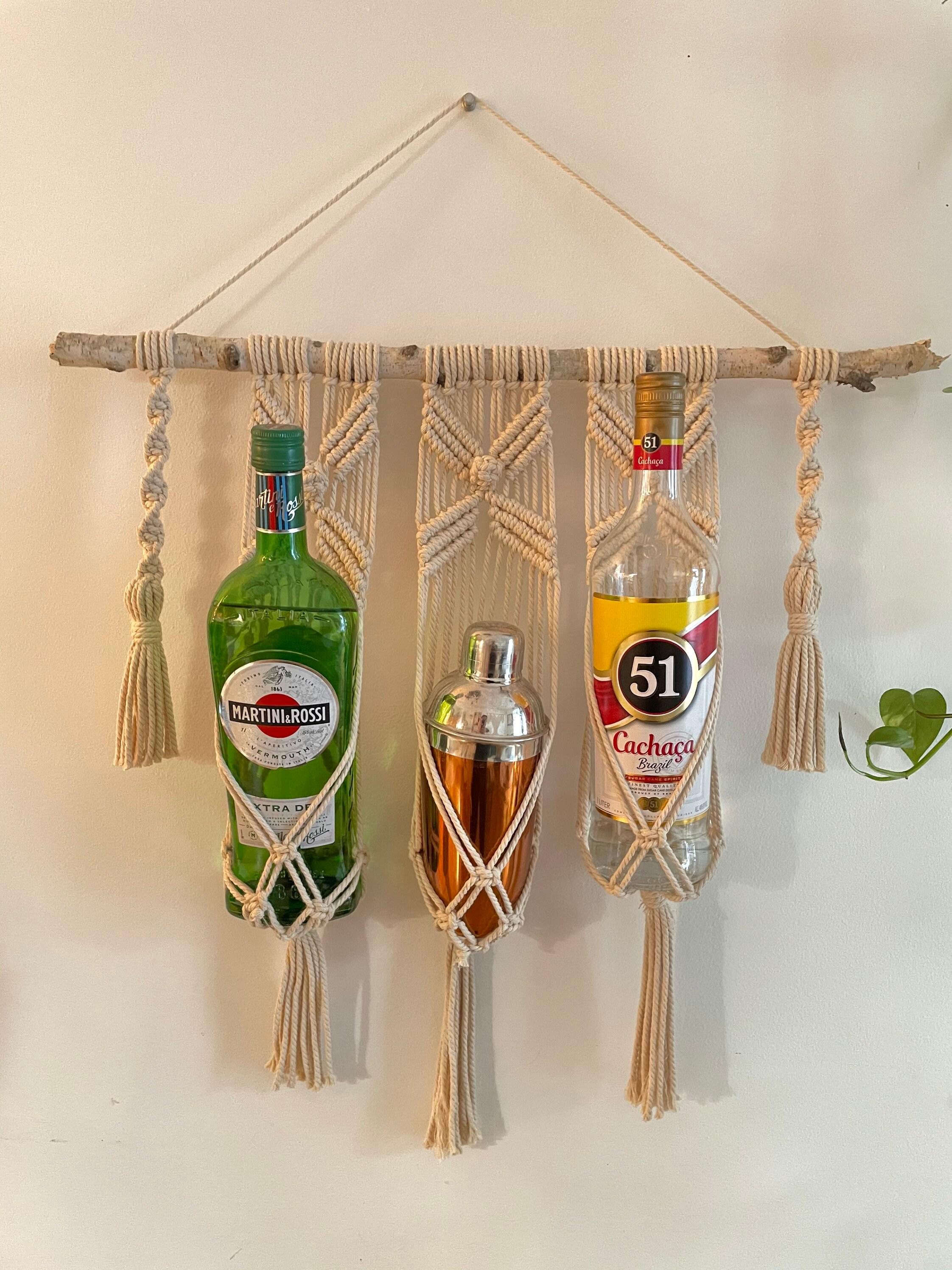 Multi-use Macrame Hanger - Etsy