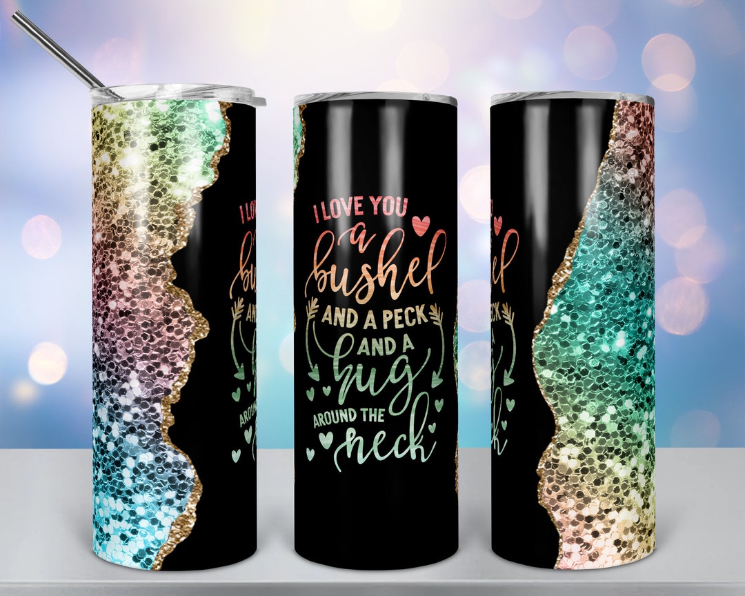 Bushel Peck Love Valentines Tumbler Design - Digital Download - Etsy