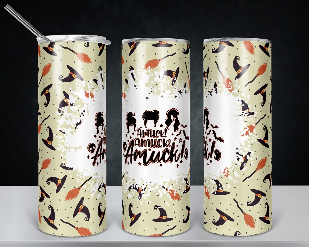 Amuck Amuck Amuck Halloween Tumbler Design - Digital Download - Etsy