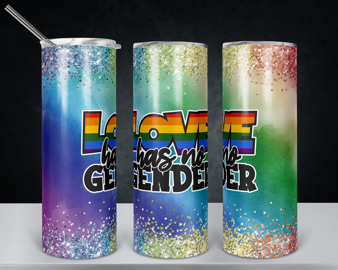 Love Has No Gender - Pride Tumbler Design - Digital Download - Etsy