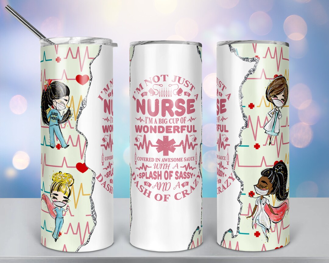 Nurse Super Power/ Sassy Nurse Tumbler Design - Digital Download - Etsy